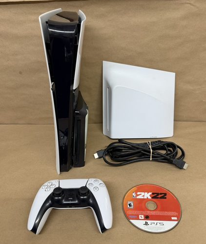 Sony PlayStation PS5 Slim DISC Edition 1TB (CFI-2015)- Face PLATE as is ...