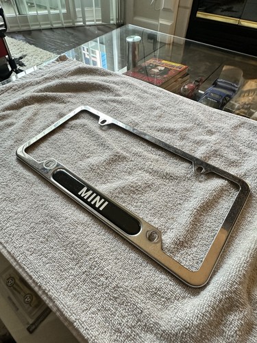 Mini Cooper Grey License Plate Frame | eBay