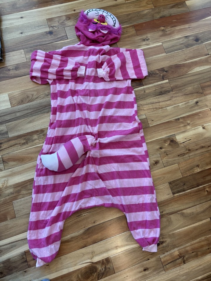 Halloween Costume Cheshire Cat Jumpsuit One Piece Adult Unisex | eBay