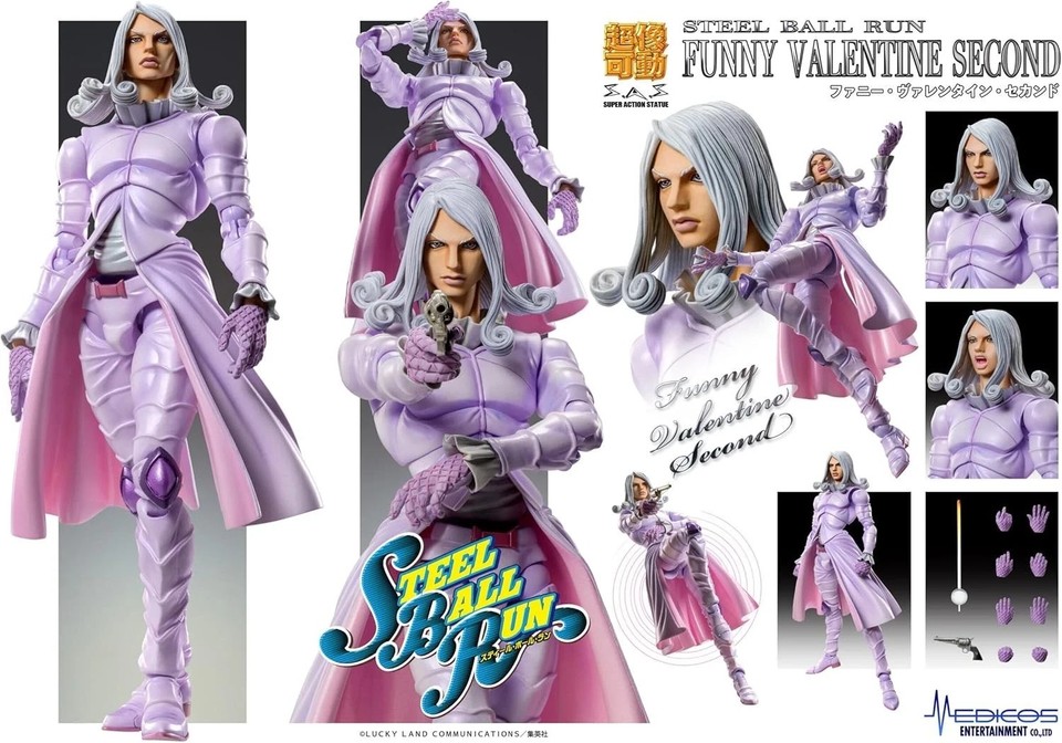 F32 JoJo's Bizarre Adventure Super Action Statue Figure D4C Valentine S ...