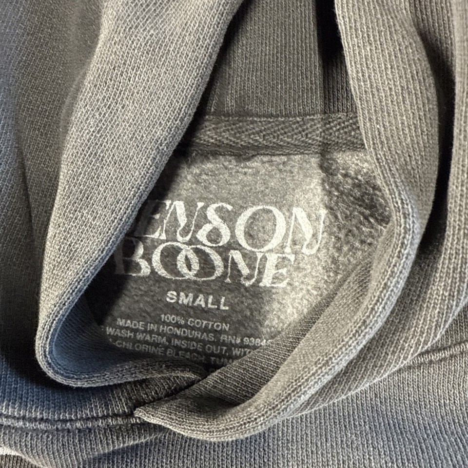 Benson Boone 2024 Tour Hoodie Fireworks And Rollerblades Gray ...