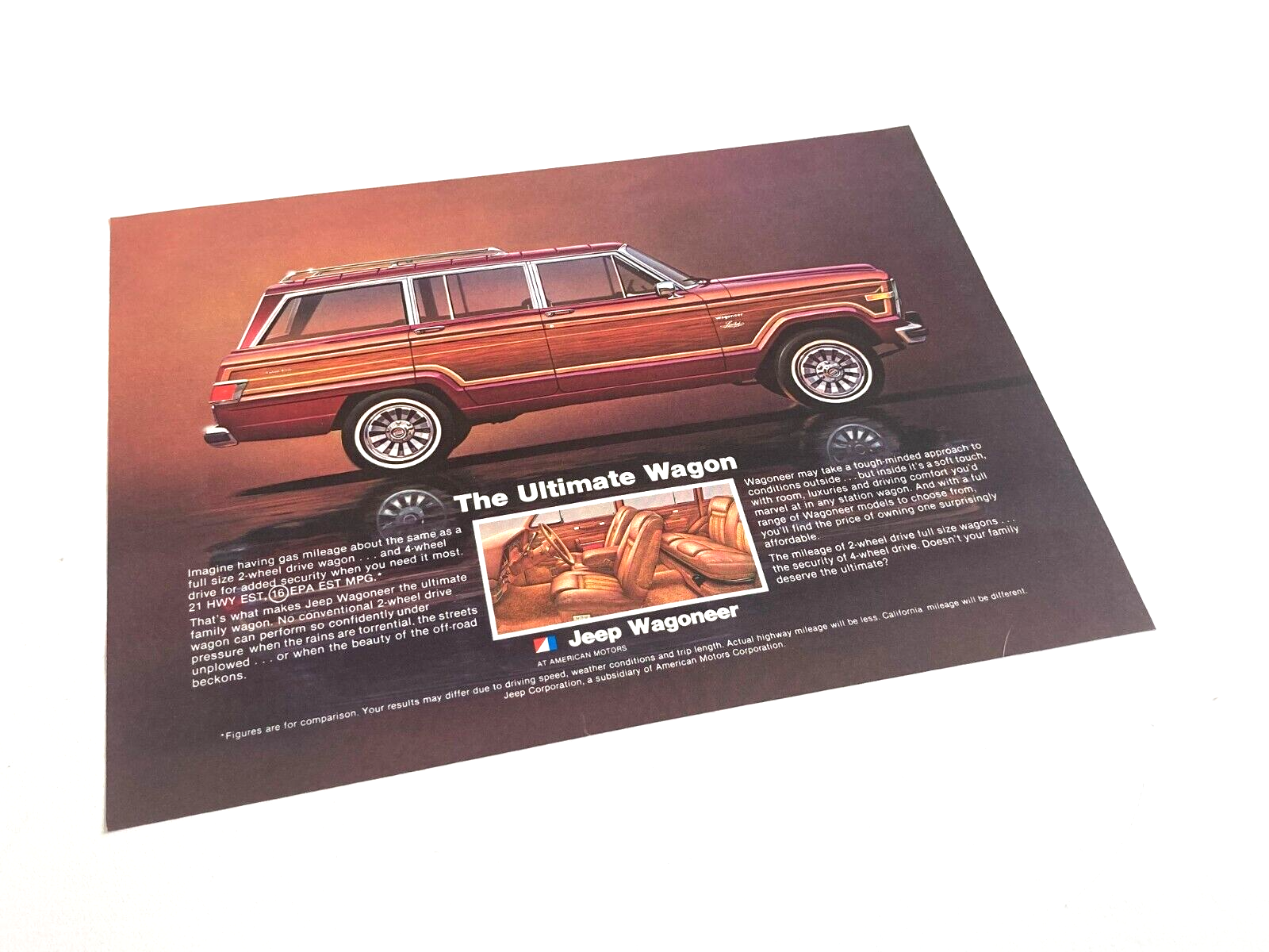 1980 Jeep Wagoneer Print Magazine Ad | eBay