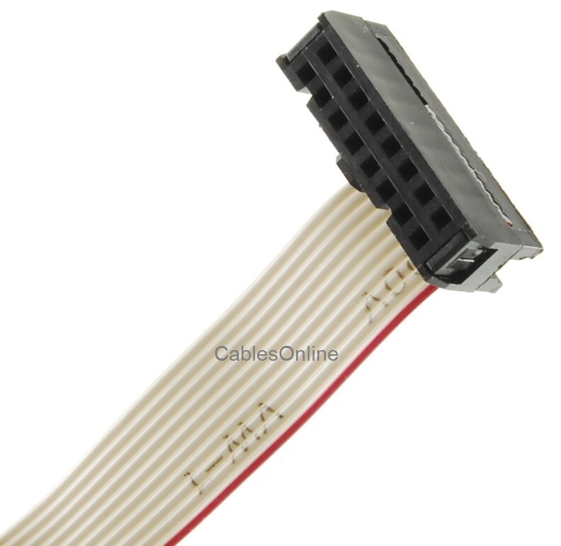 10-Pin (2x5) Female to 16-Pin (2x8) Female Eurorack Module Power Cable ...