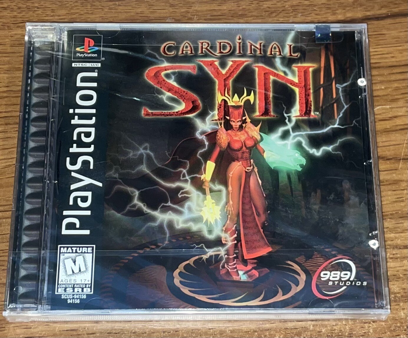 PLAYSTATION 1 - CARDINAL SYN Game COMPLETE New FACTORY SEALED Y-Folds ...