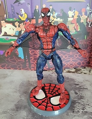 Marvel Legends Sinister Six Spiderman Super Poseable 6" Figure & Stand ...