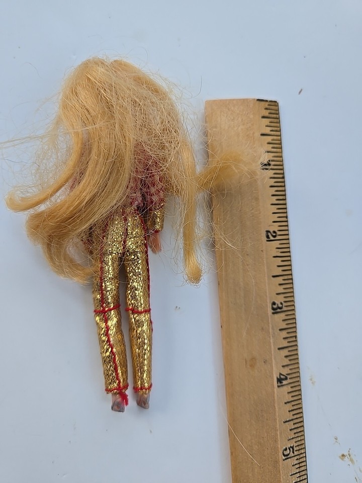 Vintage Dazzle Dolls Mini Doll Golden Gear 1981 Cowgirl Blonde | eBay