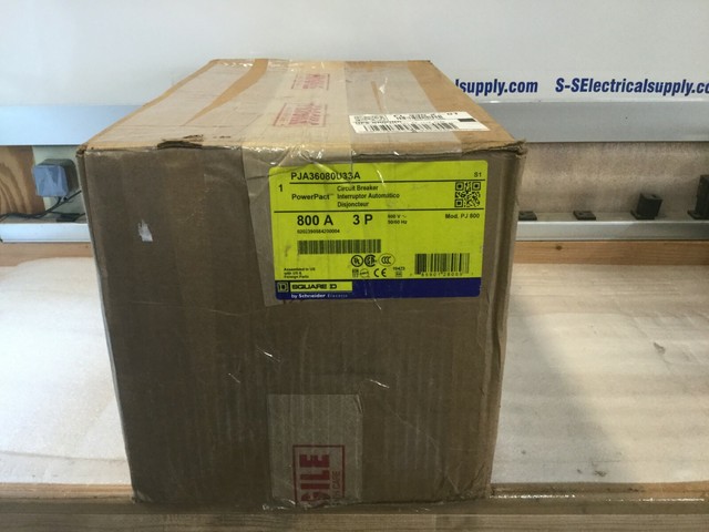 Square D Pj800 PJ 800 Circuit Breaker PJA36080U33A for sale online | eBay