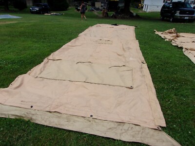 MILITARY TEMPER TENT CENTER SECTION WINDOW SURPLUS NOT COMPLETE TENT ...
