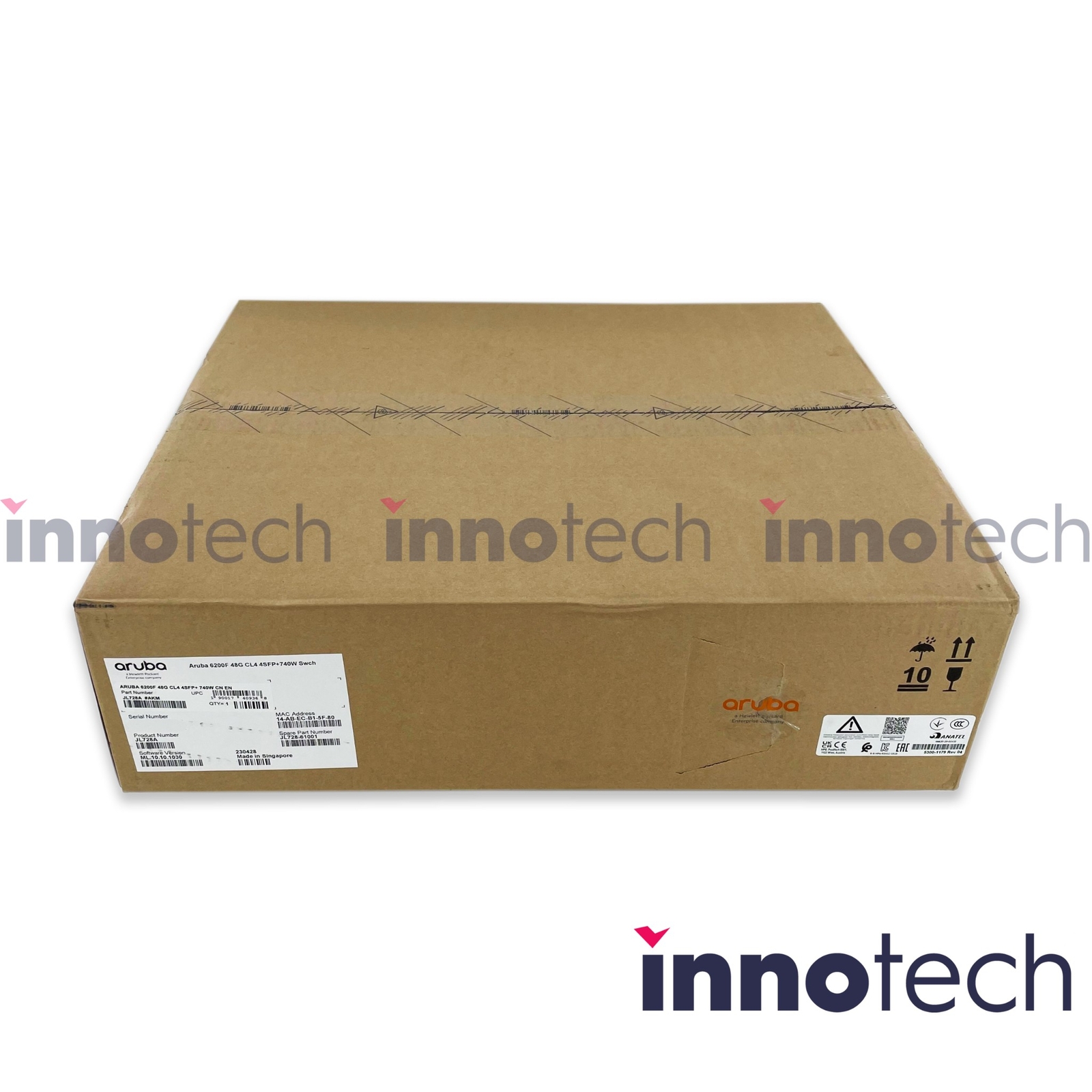 JL728A HP Aruba 6200F 48G Class4 PoE 4SFP+ 740W Switch New Sealed ...