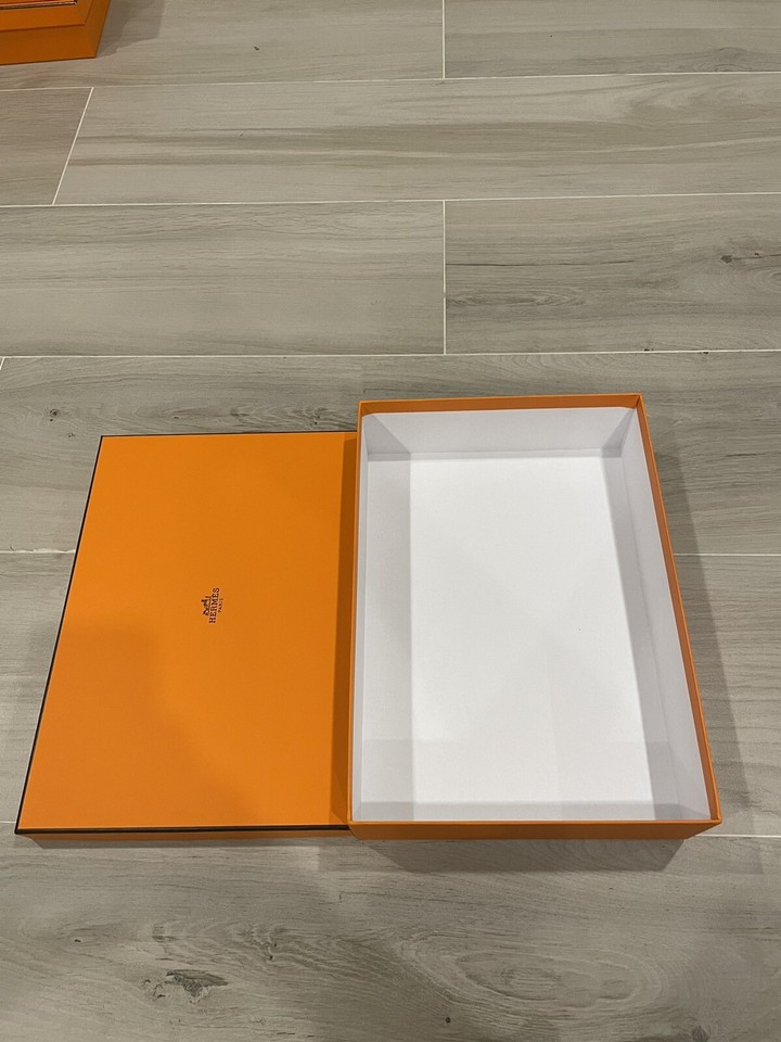 Hermes EMPTY Gift Box (LOT OF 3) 13” x 9 1/4” x 3 1/4” | eBay