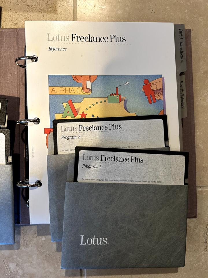 Vintage LOTUS FREELANCE PLUS Software Floppy Disks | eBay