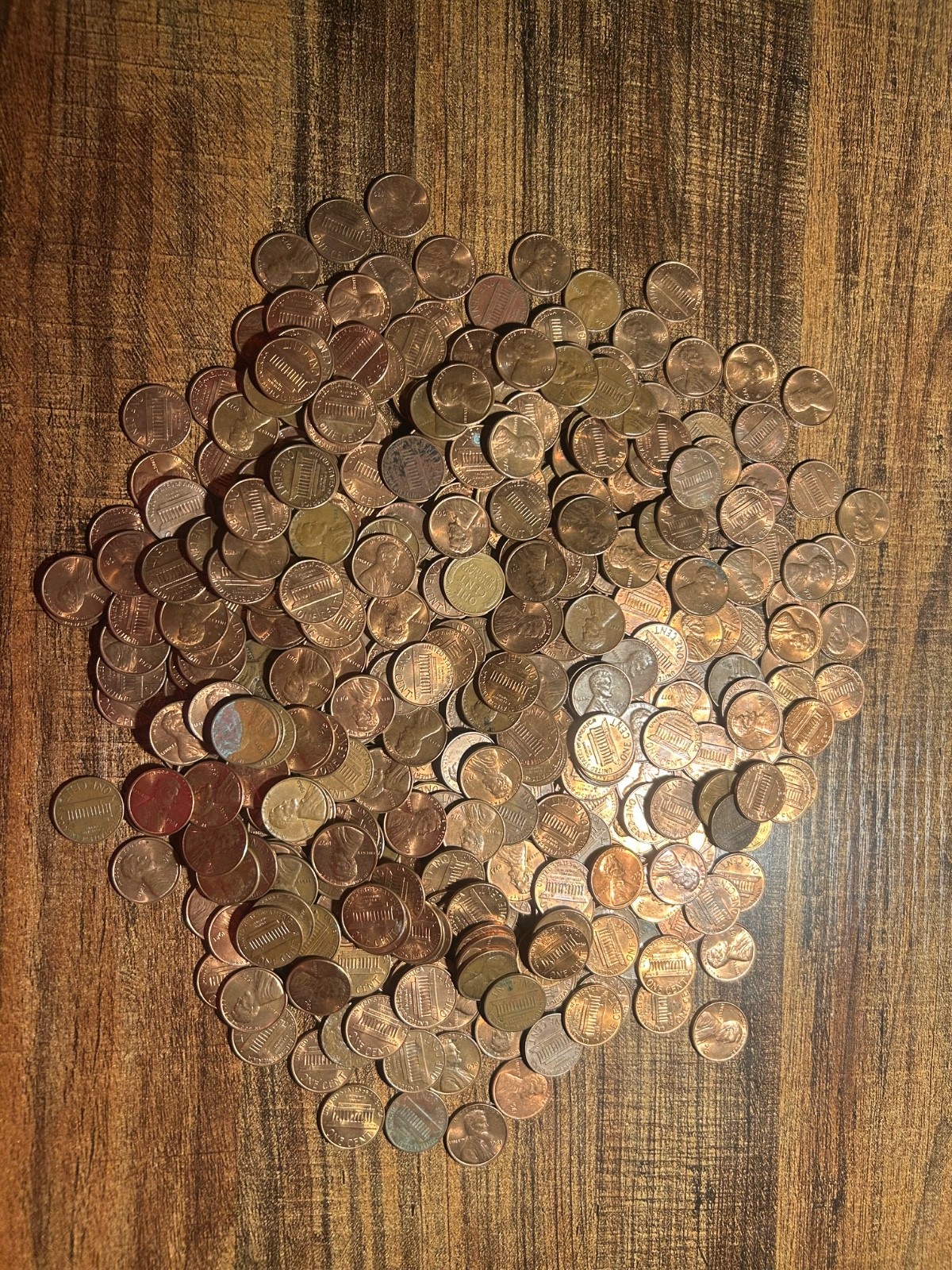 5,000 35 Lb HUGE Lot Of Pre-1982 COPPER Pennies Unsearched!MERCURY DIME ...
