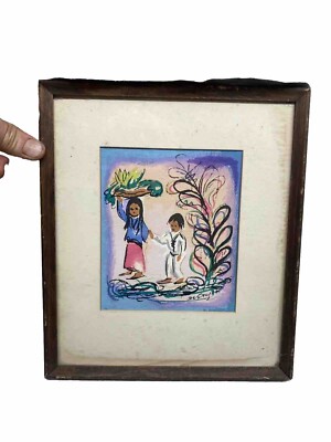 Ettore Ted Degrazia Print Hand Pulled Robert Spray For Degrazia Studios ...