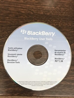2006 BLACKBERRY User Tools CD-ROM Software DISC | eBay