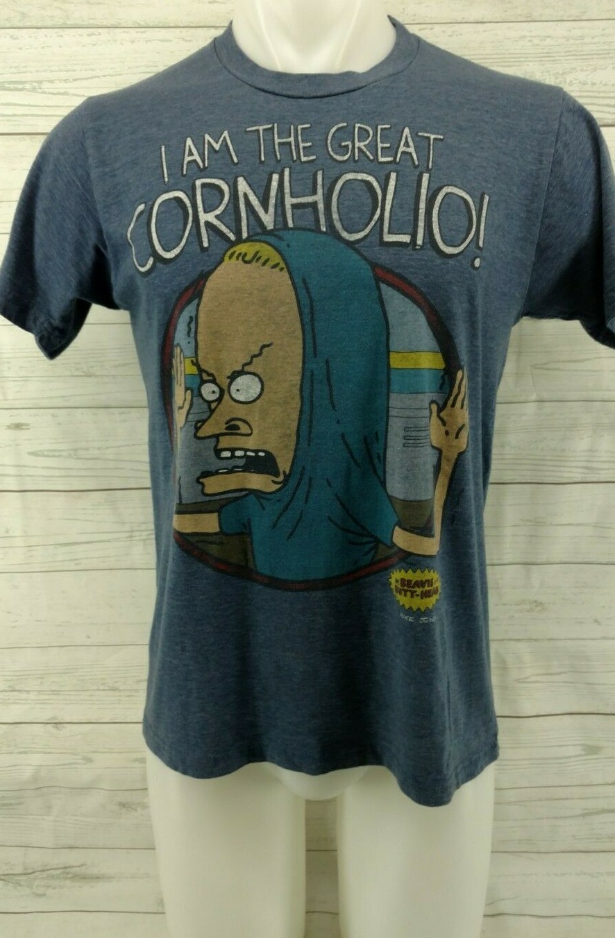 MTV BEAVIS BUTTHEAD I Am The Great CORNHOLIO T-Shirt … - Gem