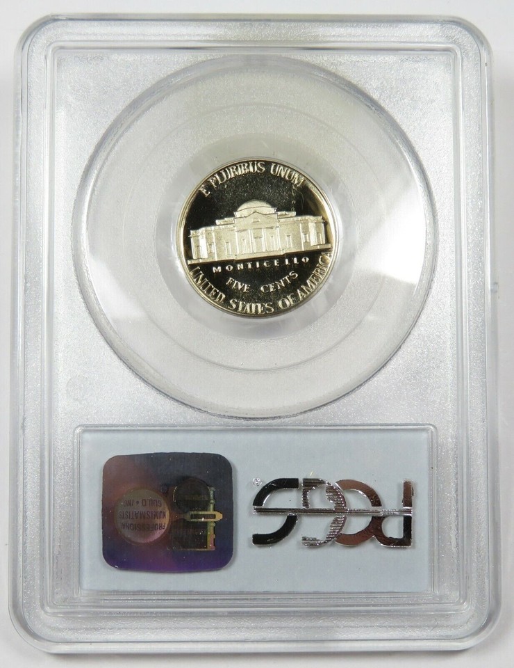 1980 S Jefferson Proof Nickel PCGS PR69DCAM Graded Authentic Slab Coin ...