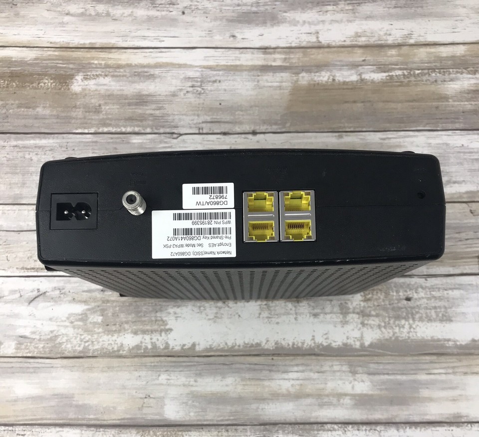 Arris DG860A Docsis 3.0 Wireless Cable Modem 790069215698| eBay