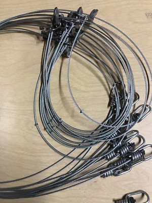 12 CABLE RESTRAINTS 60" PA,MO, WI LEGAL[TRAPPING,SNARES,TRAPS] SALE | eBay