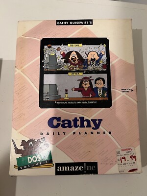 CATHY Guisewite Daily Planner for DOS 3.1 | eBay