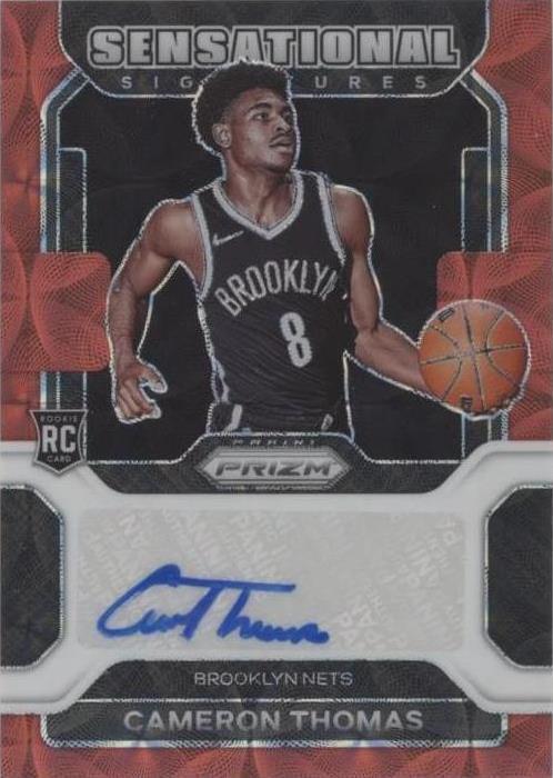2021-22 Panini Prizm - Sensational Signatures Cameron Thomas #SS-CAM ...