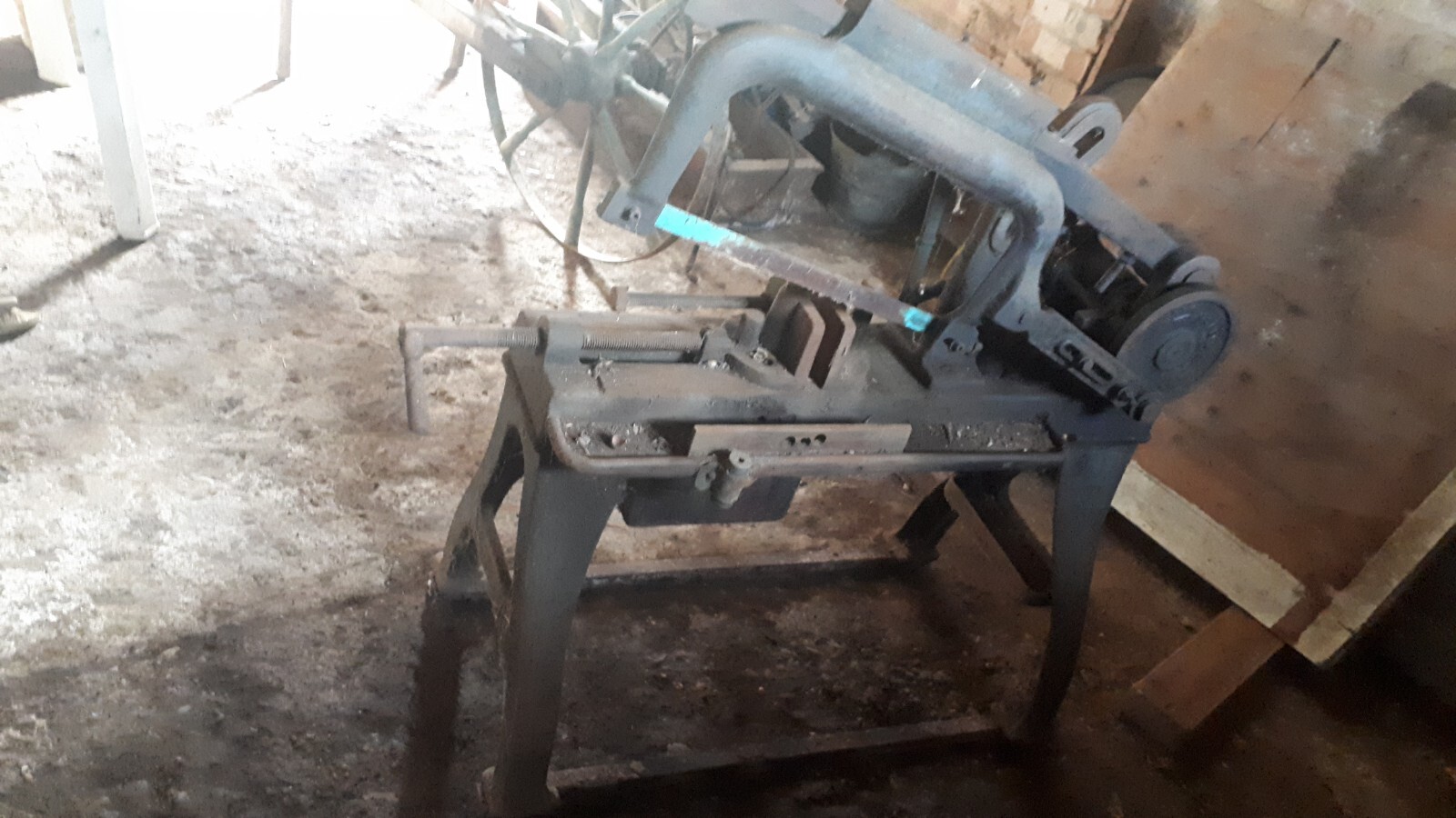 Antique Metal Cutting Saw Bench hacksaw | eBay UK