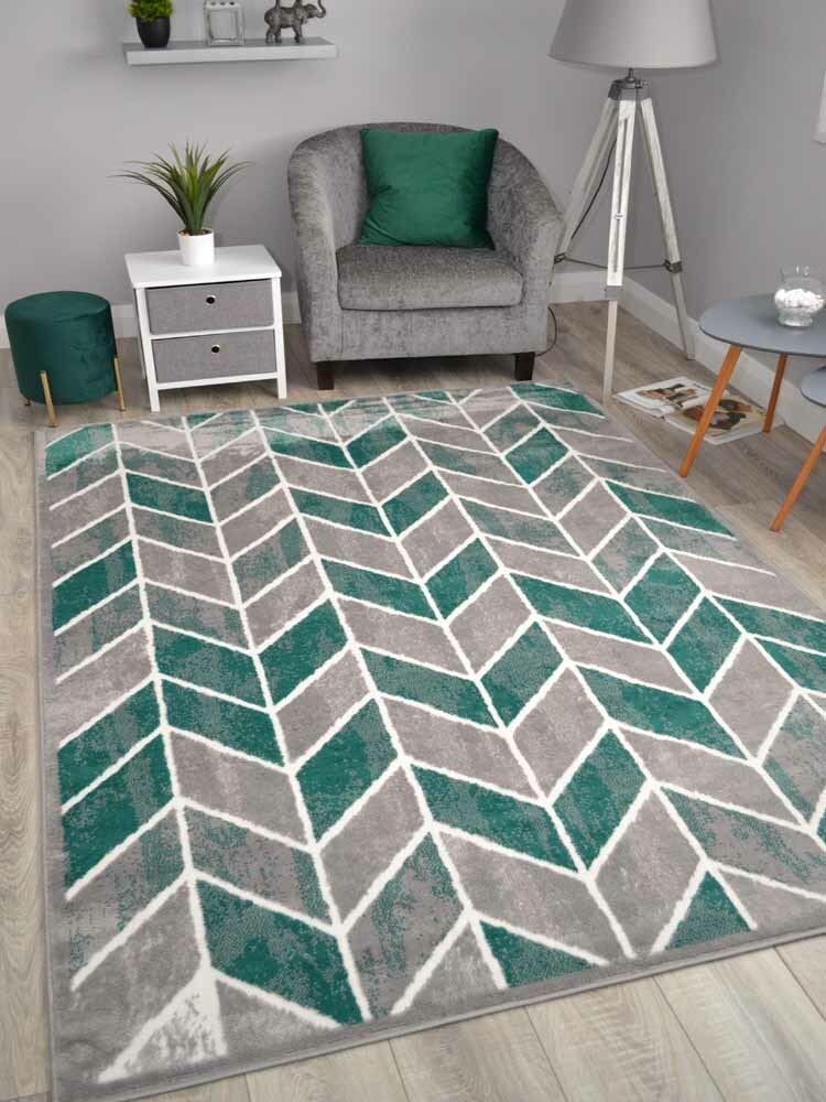 Forest Green Rug Living Room