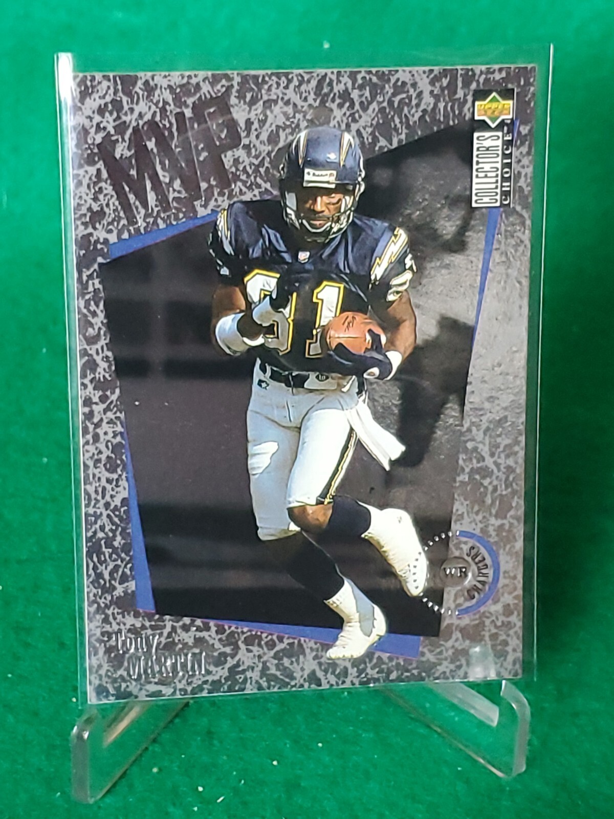 1996 Upper Deck Collector's Choice MVPs San Diego Chargers Tony Martin ...