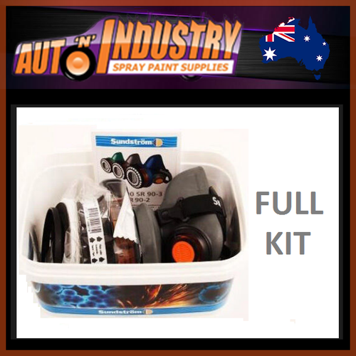 SUNDSTROM SPRAYPAINTERS RESPIRATOR BASIC KIT COMPLETE 5PCE.Suit ...