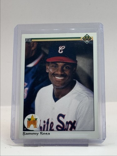 SAMMY SOSA 1990 UPPER DECK BASEBALL ROOKIE CHICAGO WHITE SOX #17 RC ...
