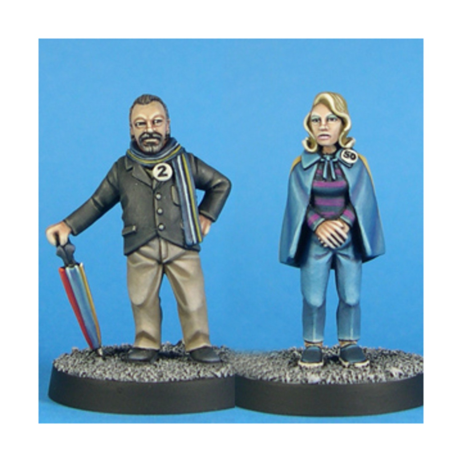 Crooked Dice 7TV Mini 28mm Sir Benton Troad & Bambi Gascoigne Pack New ...