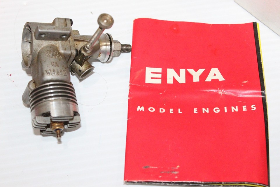 Vintage Enya 19 model 4004 Airplane Engine RC in box with instructions ...