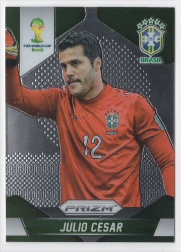 2014 Panini FIFA World Cup Brazil Prizm Julio Cesar Brazil R58 | eBay