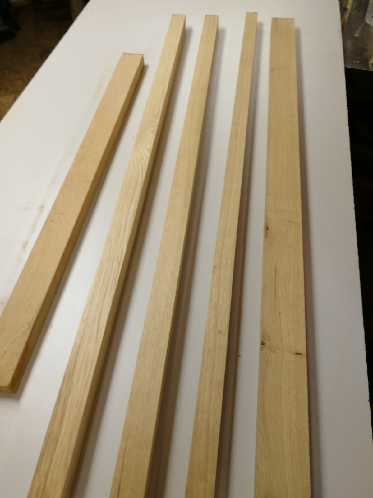 Solid Oak Flat Threshold Strip Bead 10mm One square Edge | eBay UK