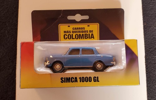 SIMCA 1000 GL BLUE LUPPA SOLUTIONS - 1/43 - CARROS MAS QUERIDOS DE ...