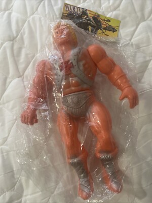 NEW mexican JUMBO MOTU HE MAN LOS AMOS MASTERS oversized 14" BLOW MOLD ...