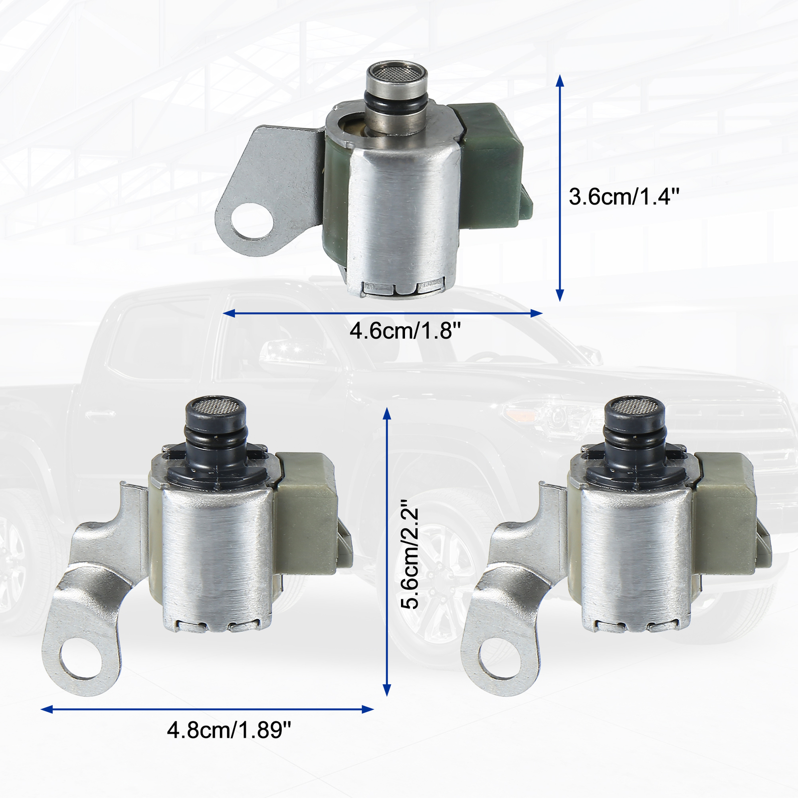 Pack of 3 For Toyota A340E A340F Transmission Solenoid Kit Shift Lock ...