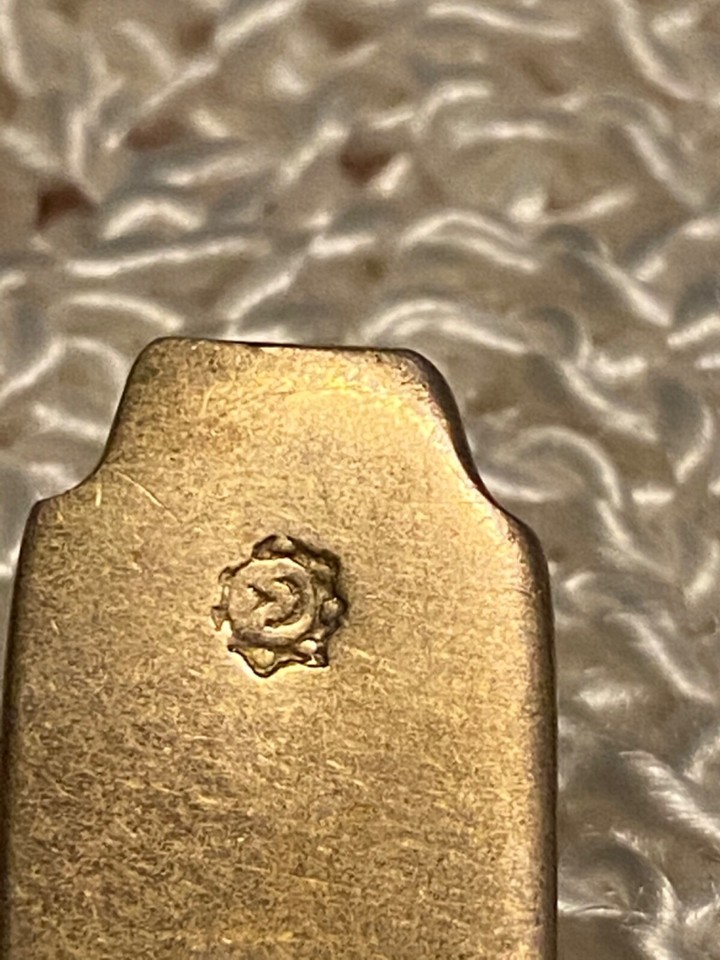 Set 4 Vintage Siam Bronze Erawan Elephant Pattern Flatware Teaspoons ...