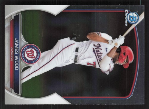 James Wood 2023 Bowman Chrome Prospects #BCP-129 Nationals b {0703 | eBay