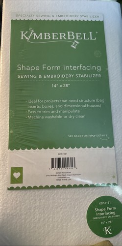 14 x 28” Kimberbell Shape Form Interfacing Sew And Embroidery ...