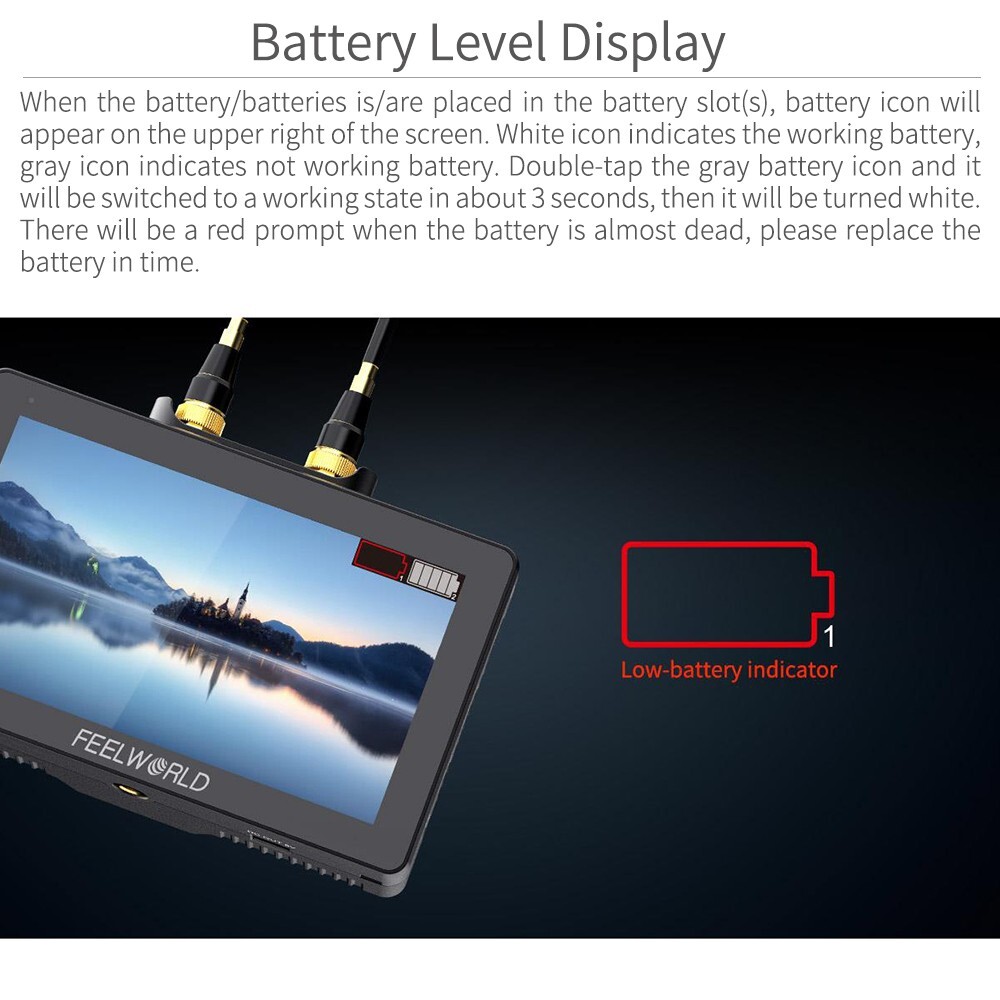 Feelworld FT6 FR6 5.5'' Touchscreen Wireless Video Feelworld FT6 FR6 5.5'' Touchscreen Wireless Video