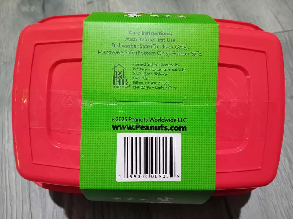 Peanuts Snoopy Christmas Food Storage Meal Prep Containers | eBay