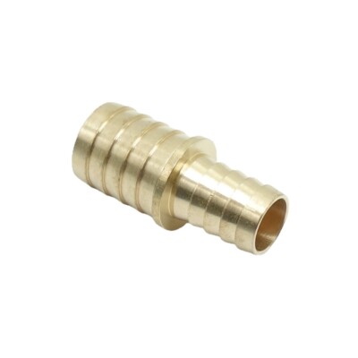 Brass Barb Reducer 1" to 3/4" Barbed Reducing Splicer Mender Adapter ...