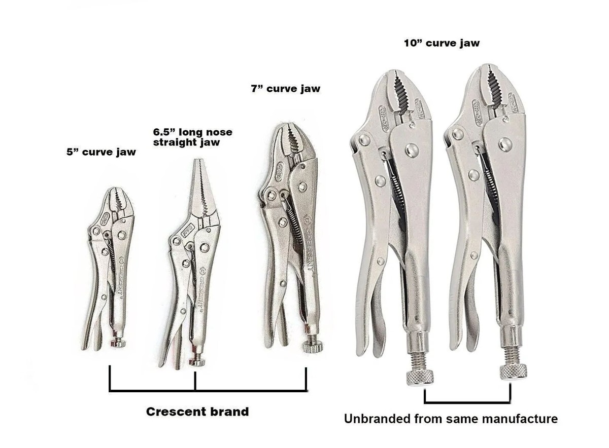 Vintage Crescent Pliers Crescent Locking Pliers - Chrome Vanadium Steel ...