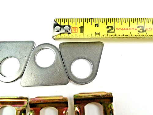 Weld-On Frame Brake Line Mount Tabs with Clips - Pack of 4 Brake Line ...