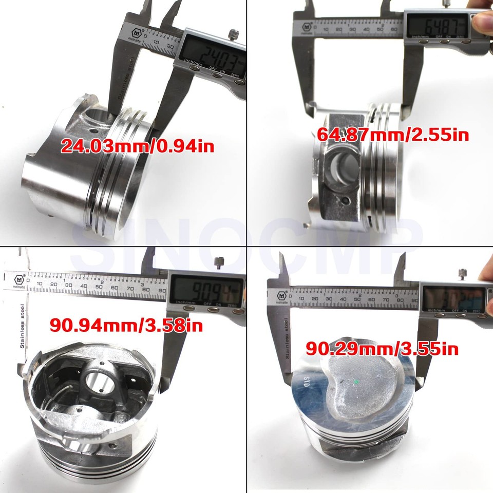 4Y Engine Overhaul Rebuild Kit Compatible with Toyota 5FG 6FG 7FG ...