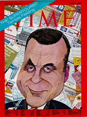 Time Magazine June 6 1969 Cover: Supertourist Temple Fielding gwrc2 | eBay