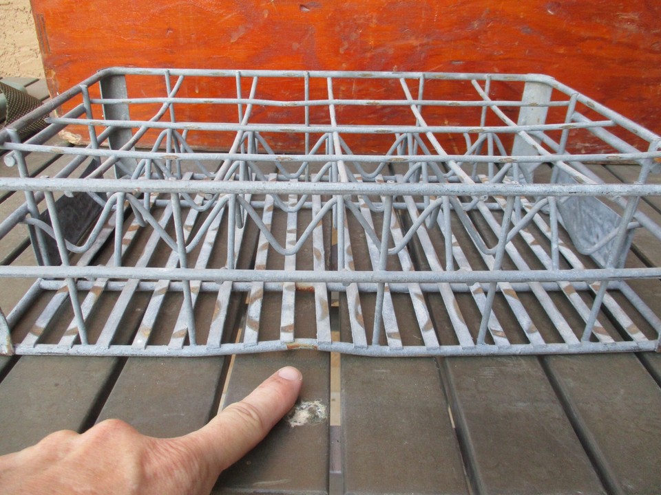 Vtg COKE Metal 24 Place, 6 OZ Bottle Carrier, Soda Case Rack | eBay