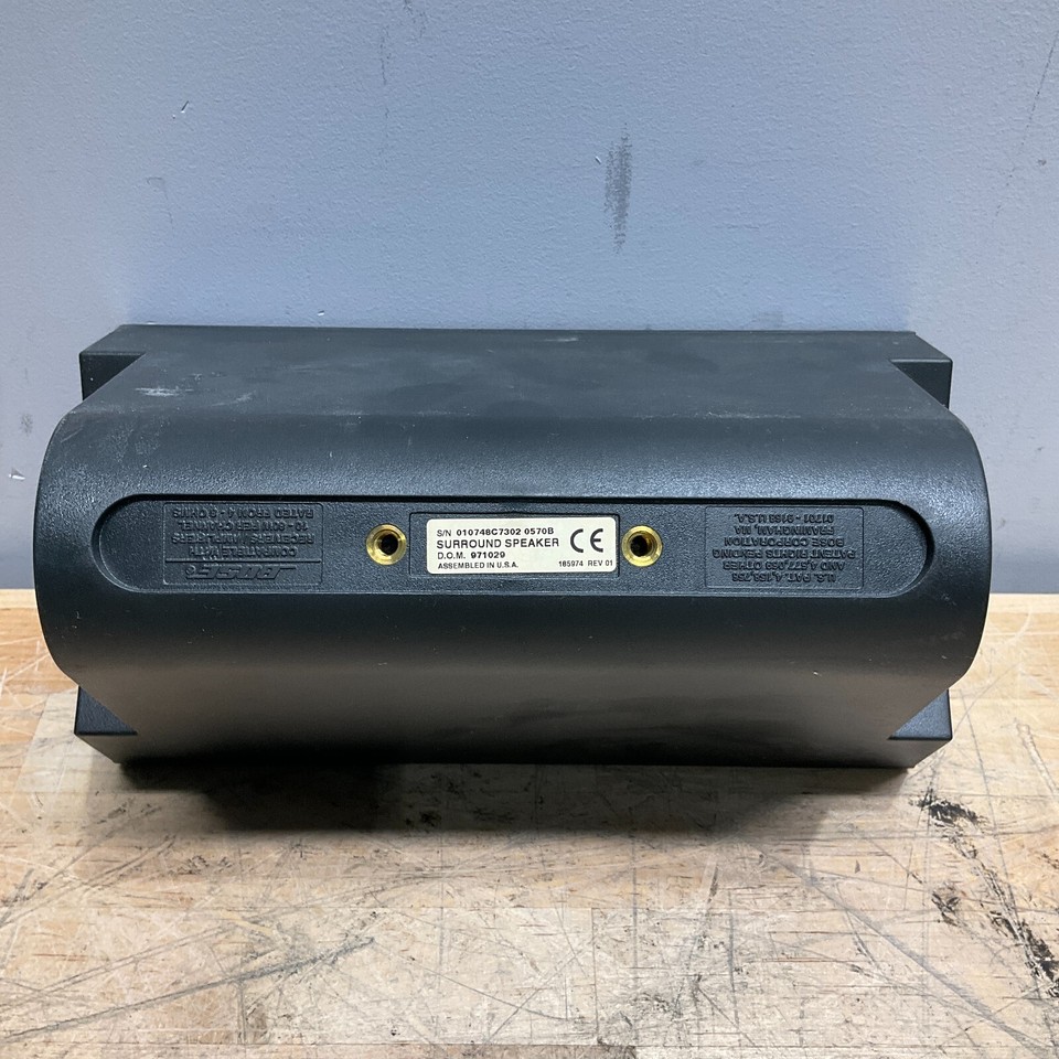 Bose V-100 Video Speaker Home Theater Surround Sound Audio Black Tested ...