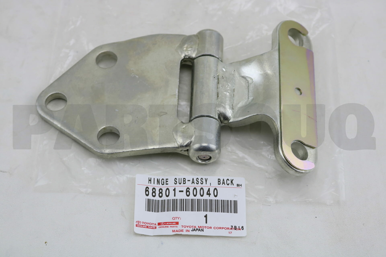 6880160040 Genuine Toyota HINGE SUB-ASSY, BACK DOOR, UPPER RH 68801 ...