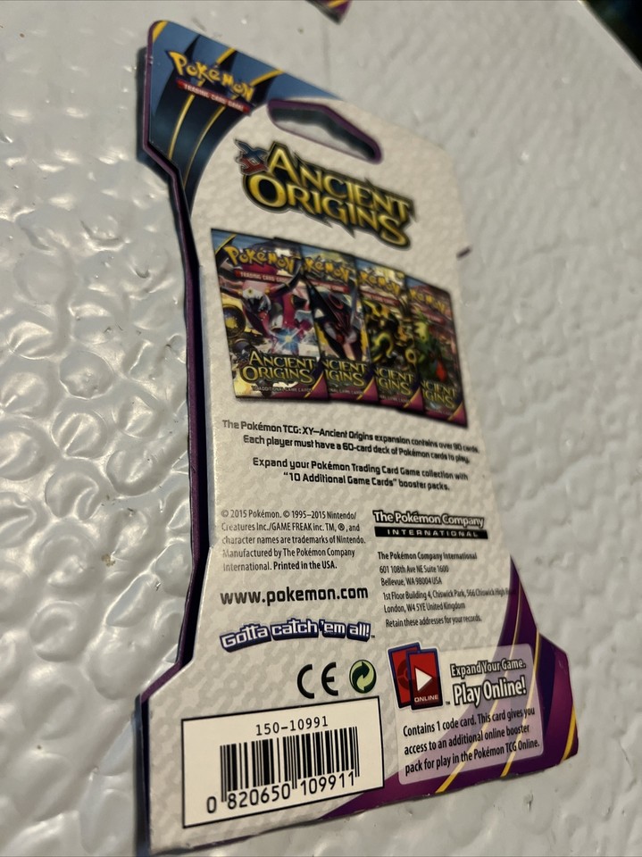 Pokemon Trading Card Game XY-Ancient Origins Sleeved Booster Pack ...